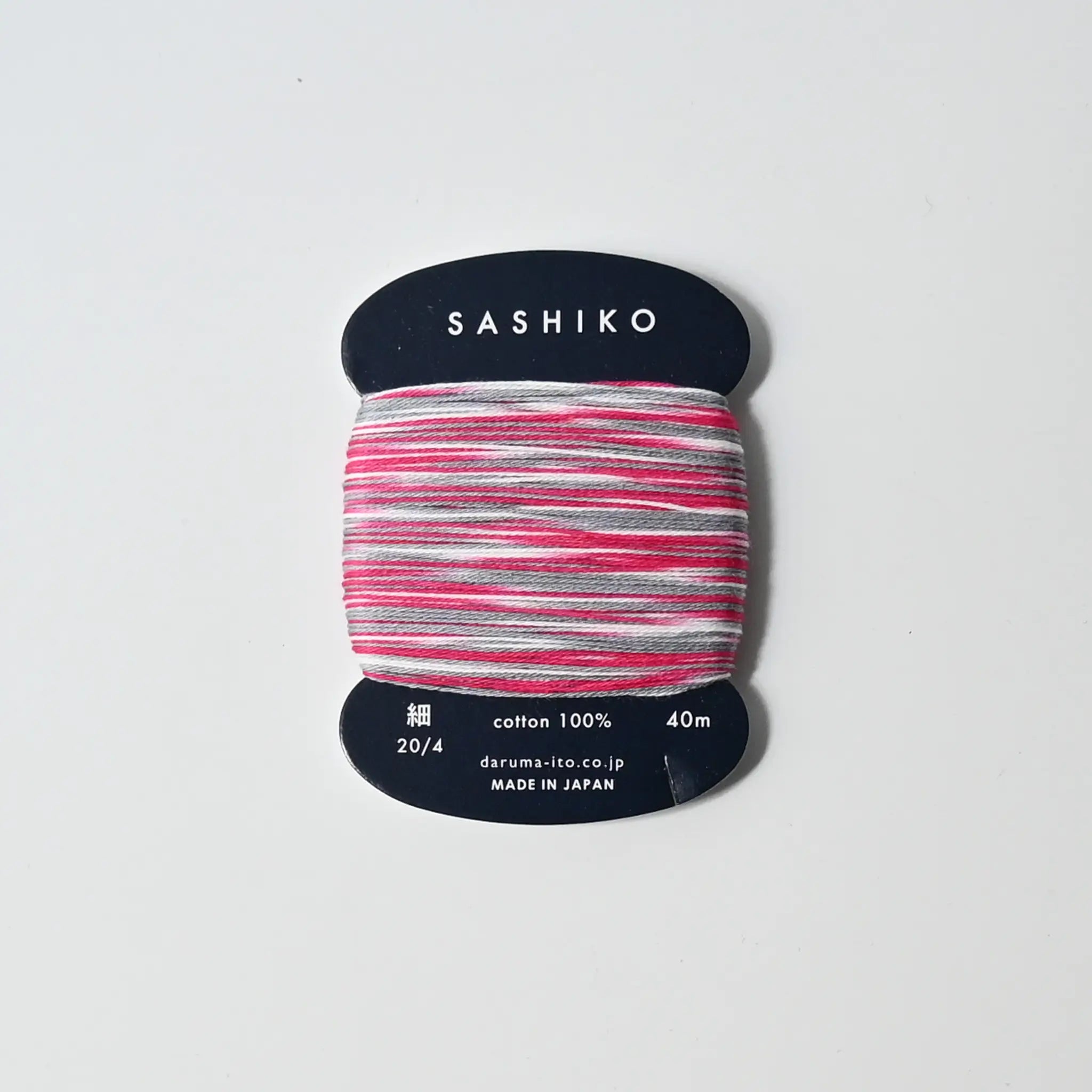 Daruma Sashiko 20/4 Cotton Thread 40m Morning Glory | Ziguzagu Textiles